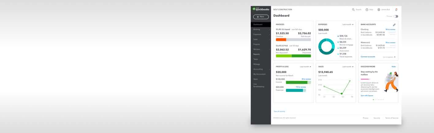 QuickBooks® Online Banking from Bank of America